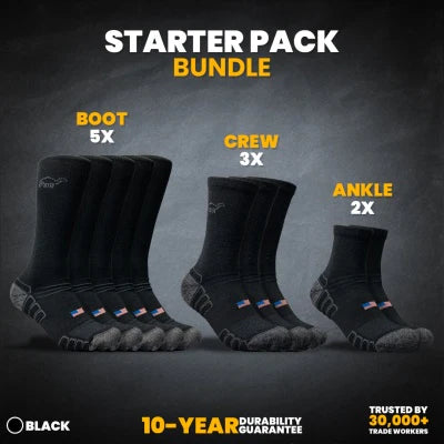 "Starter Pack" Sock Bundle - XL – Hodson Motors