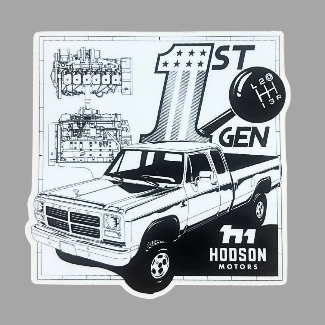 1st Gen Cummins Sticker – Hodson Motors