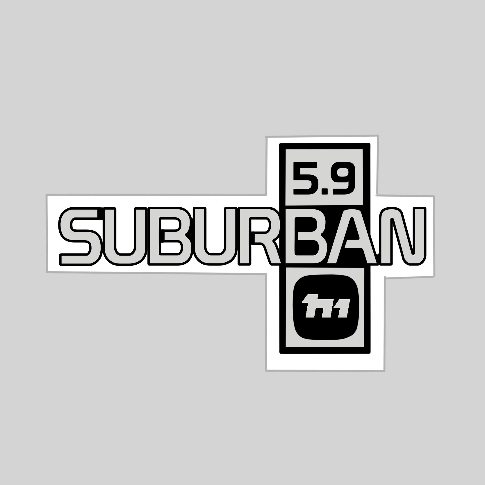 Suburban Emblem Sticker – Hodson Motors